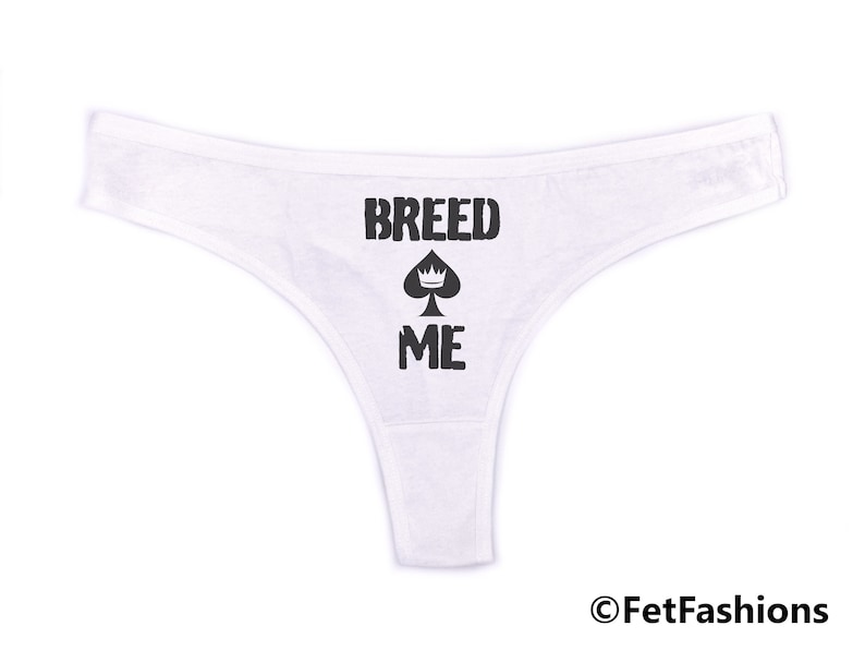 Queen Of Spades Lingerie Set Breed Me Qos Crop Top Thong Bbc Etsy