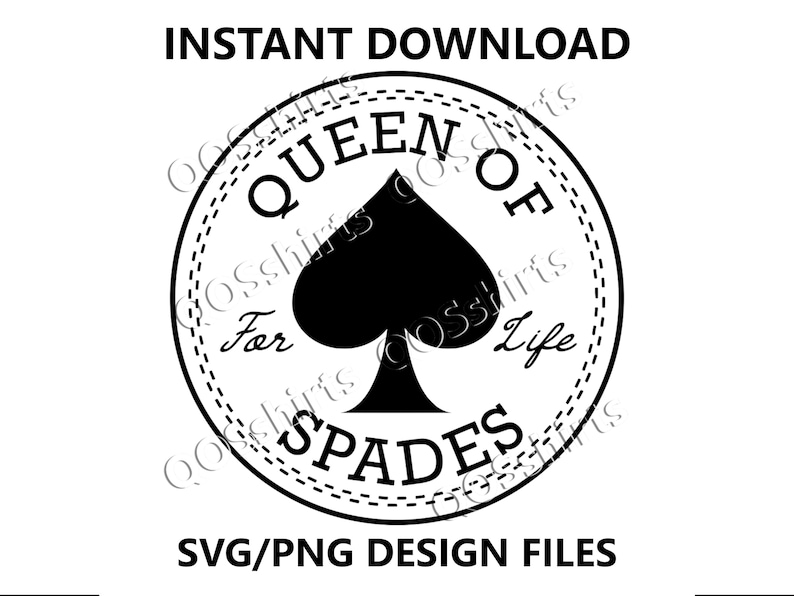 Queen of Spades SVG PNG Cut File Athletic Hotwife QOS Shirt - Etsy
