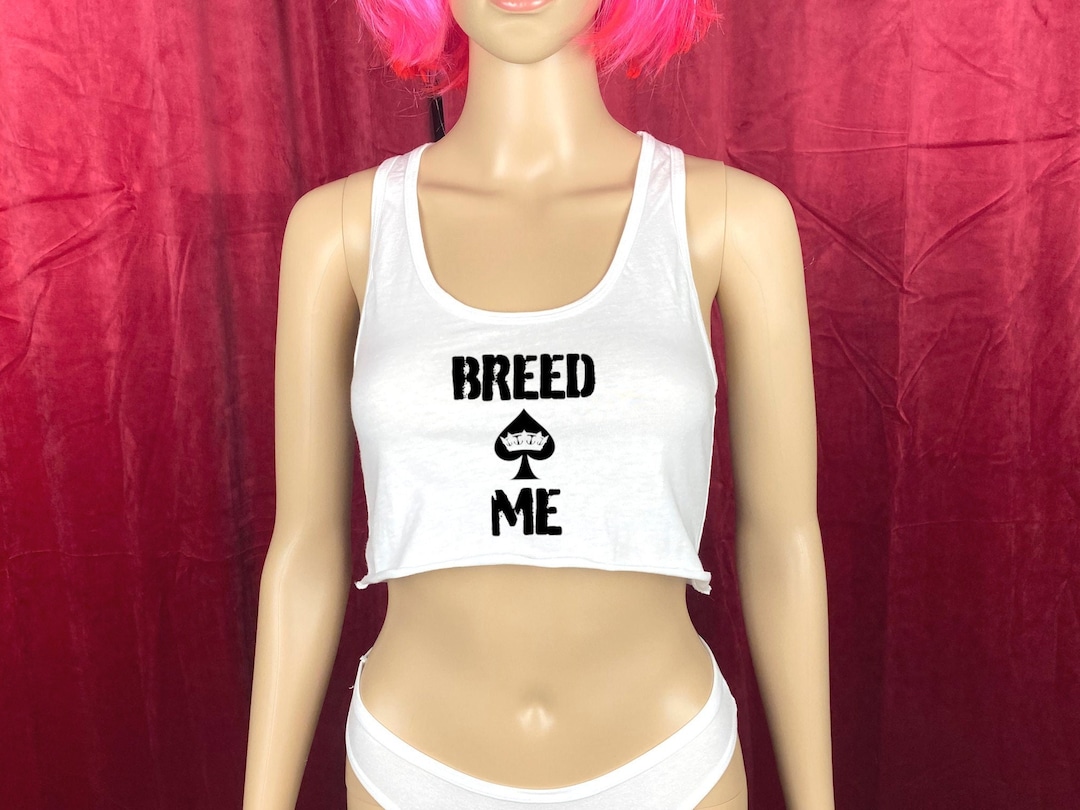 Queen of Spades Crop Top Breed Me QOS Shirt BBC Hotwife Clothing - Etsy