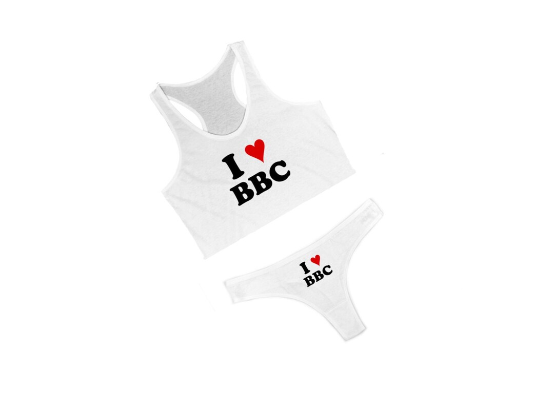 I Love BBC Lingerie Set Queen of Spades Crop Top Thong QOS BBC - Etsy