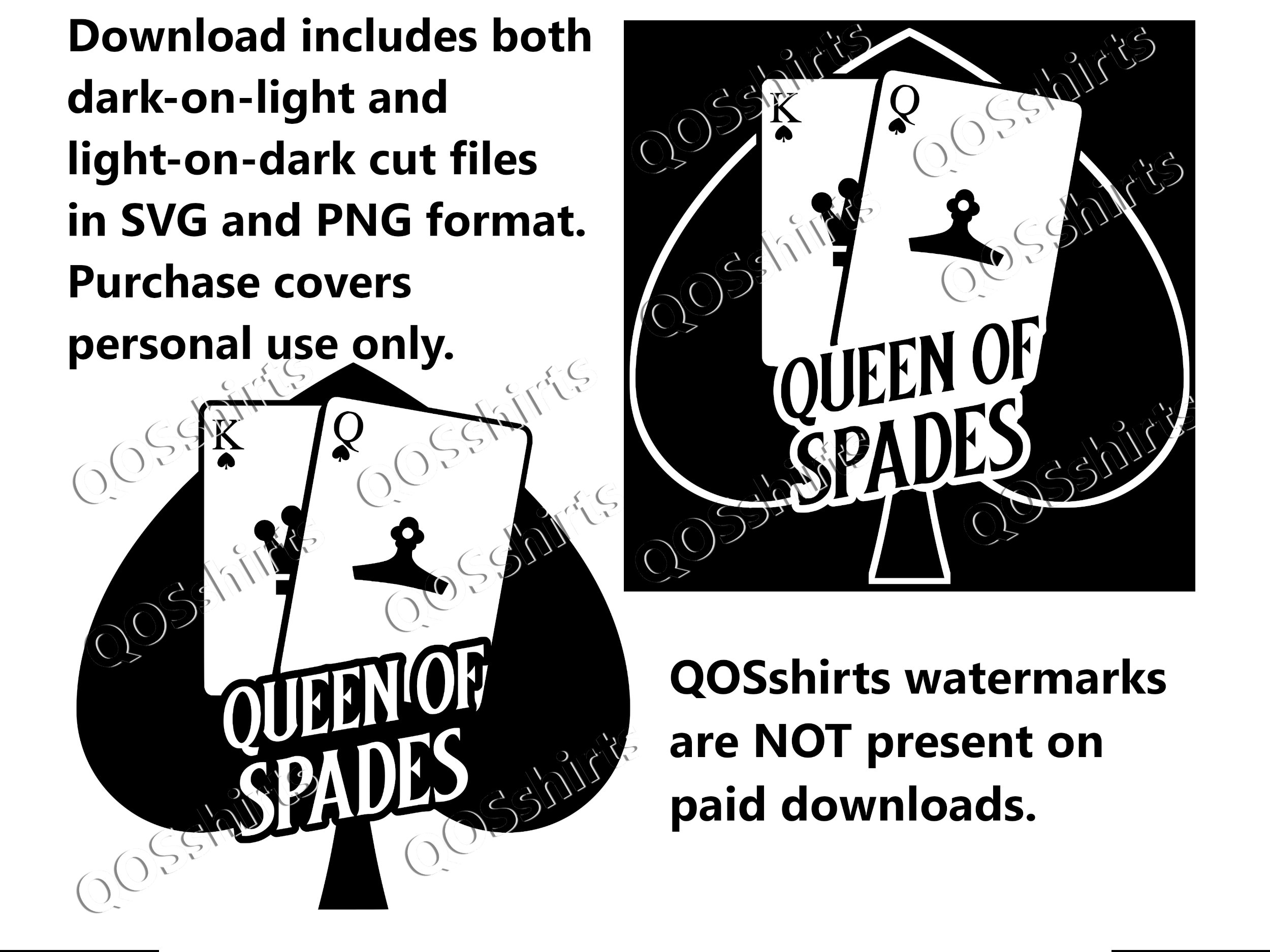 Queen of Spades SVG PNG Cut File Hotwife QOS Shirt Designs Bbc - Etsy ...