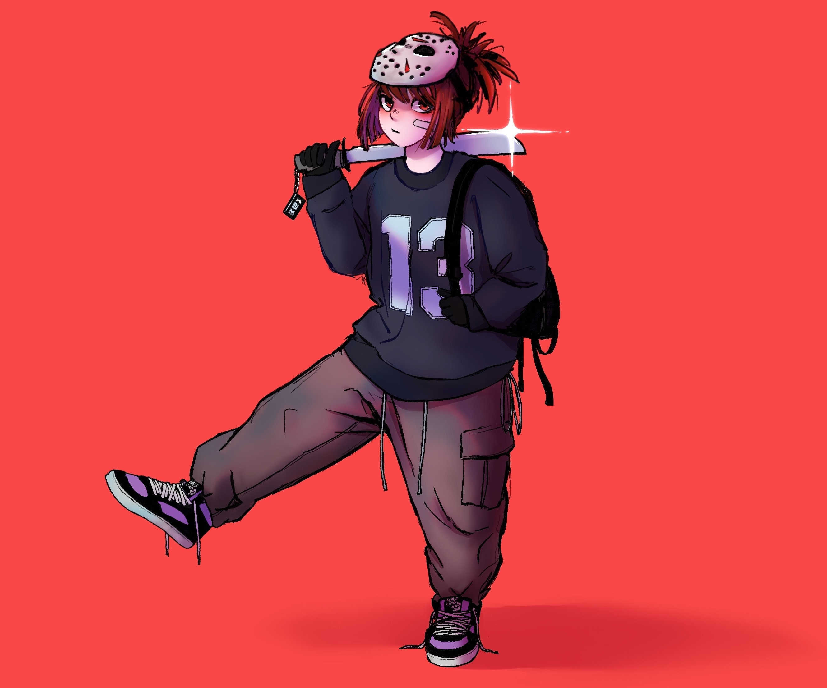 Jason Voorhees Friday 13th Anime Sticker - Etsy