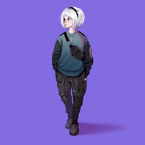 Yorha 2B Nier Automata Anime Sticker - Etsy