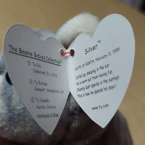 Rare Silver Beanie Baby - Etsy