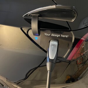 Tesla Model 3 / Y Charge Port Vinyl Wrap - Your Design - Etsy