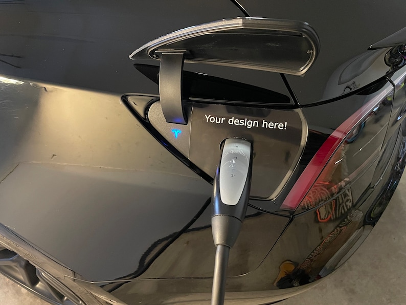 Tesla Model 3 / Y Charge Port Vinyl Wrap - Your Design - Etsy