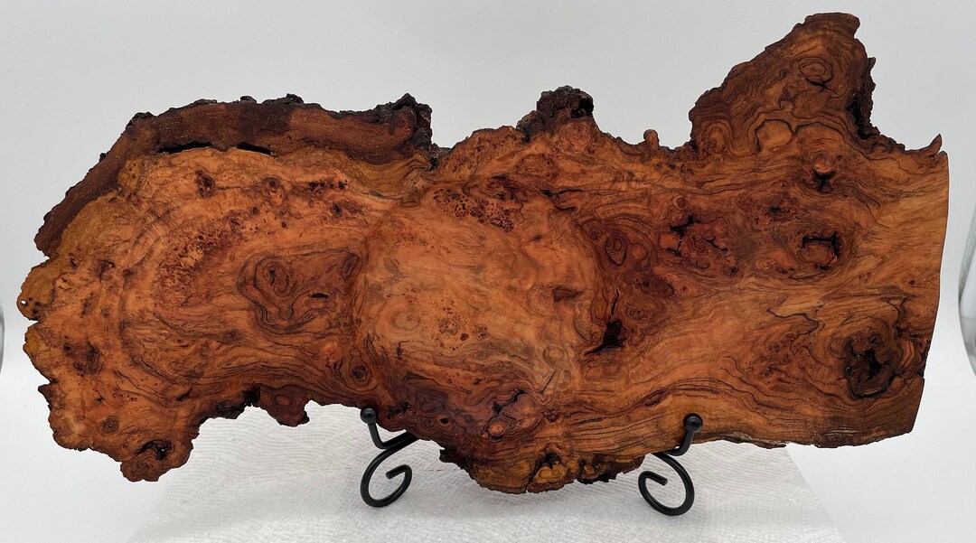 Natural Edge Cherry Burl One of a Kind Wood Decoration - Etsy