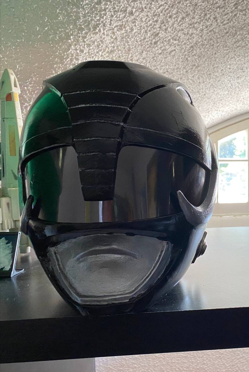 Black Ranger MMPR Helmet Blank - Etsy