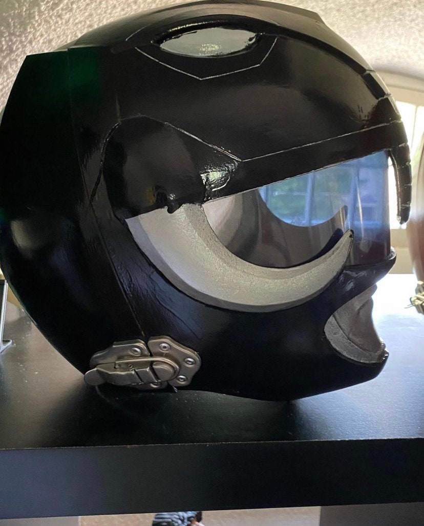 Black Ranger MMPR Helmet Blank - Etsy
