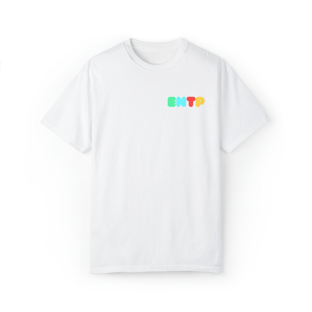 ENTP Bubble Word Balloon Dinosaur Flower Tee - Etsy