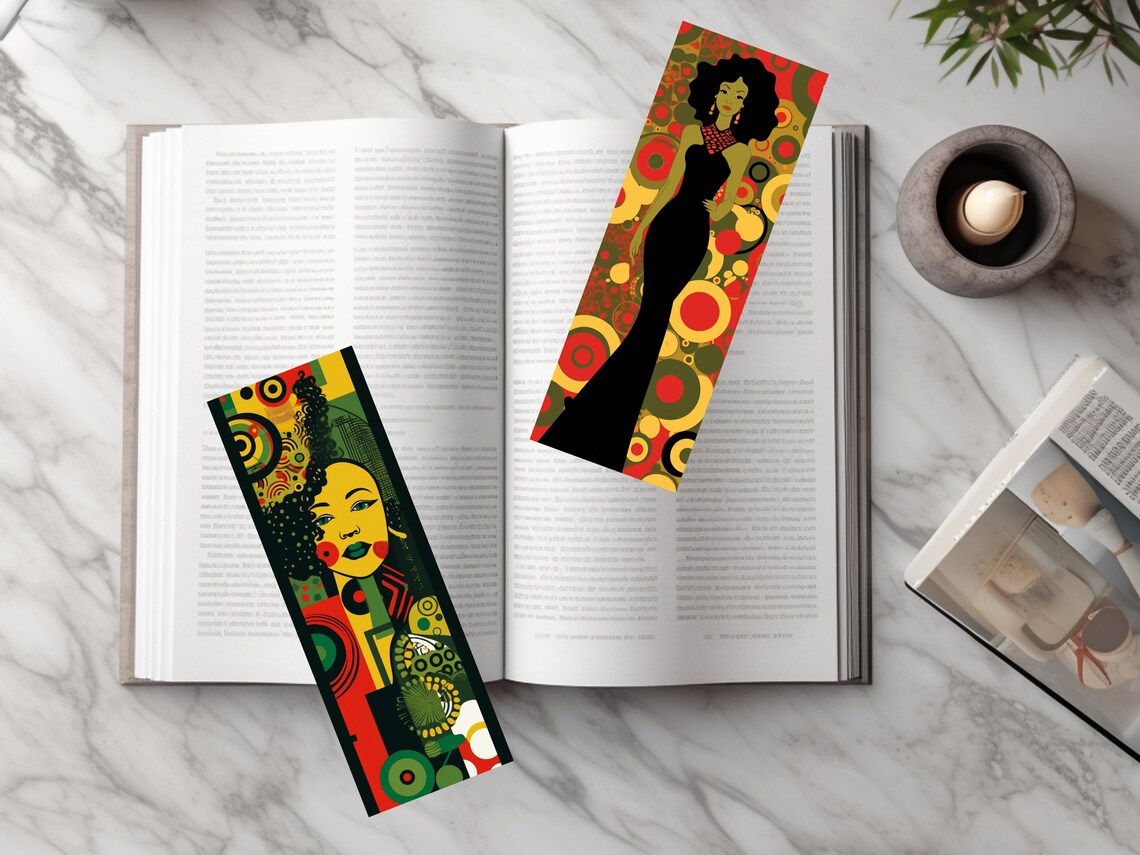 Juneteenth Bookmarks: African-american Women Art (printable PDF) - Etsy
