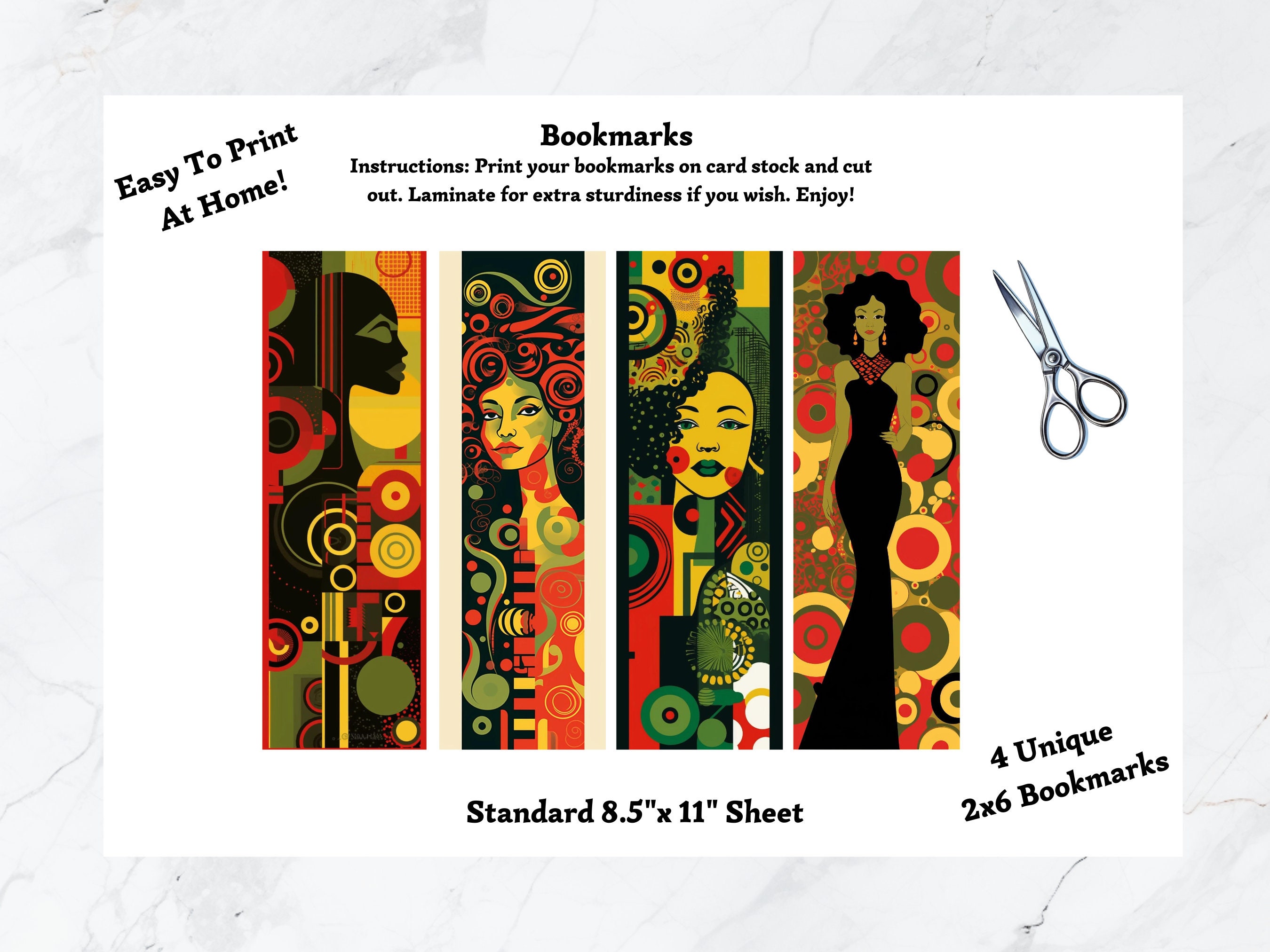 Cultural Pride: Juneteenth Printable Bookmarks – African-american Women ...