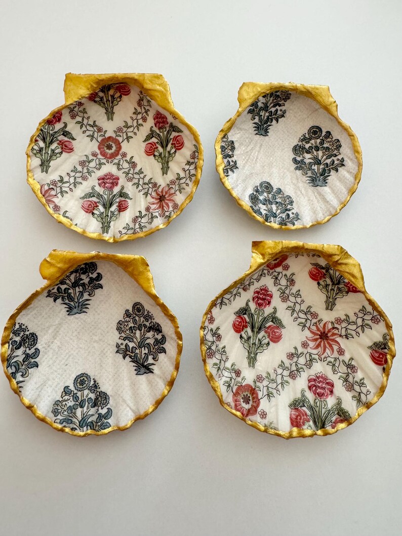 Handmade Scallop Shell Trinket Dish - Etsy