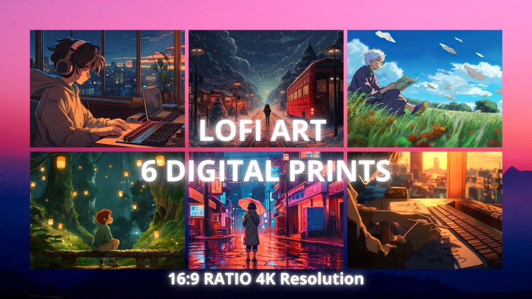 Lofi Art Lofi Digital Art Lofi Cozy Stream Lofi - Etsy