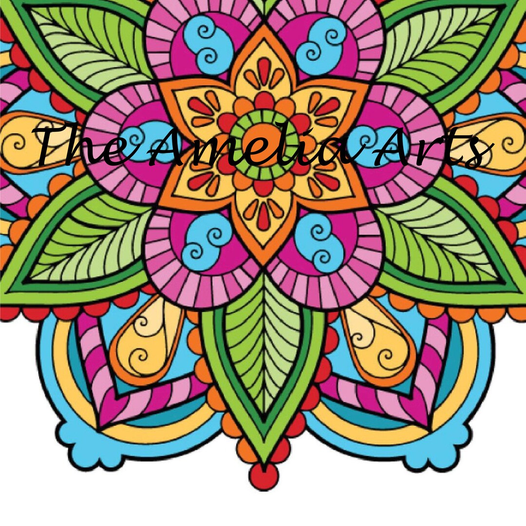 21 Pages Mandalas Coloring Book Printable Coloring Pages Relex Coloring ...