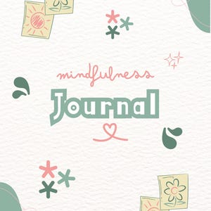 Digital Mindfulness Journal – Self Care Planner – Gratitude ...