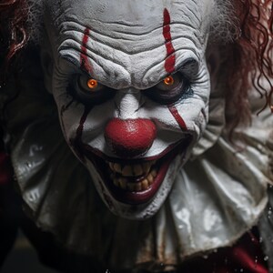 Horror Clown in Different Possible Prompt Variations - Etsy