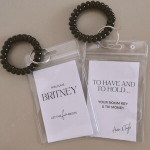 Editable Room Key Card Holder Template: Canva Design (digital Download ...