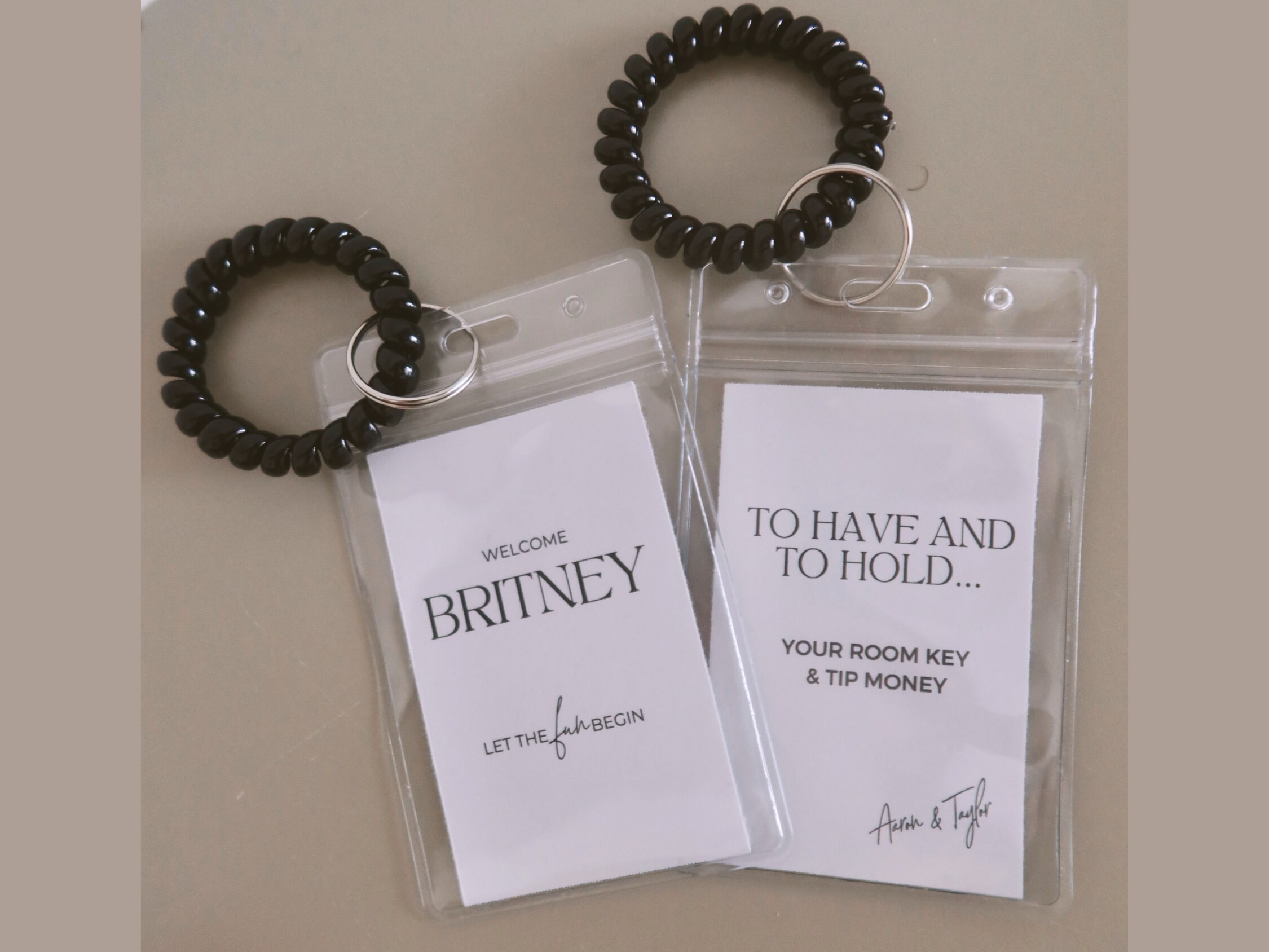 Editable Room Key Card Holder Template: Canva Design (digital Download ...