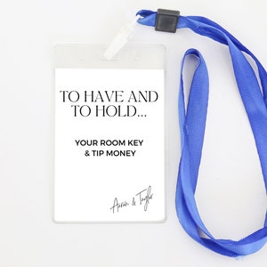 Editable Room Key Card Holder Template: Canva Design (digital Download ...