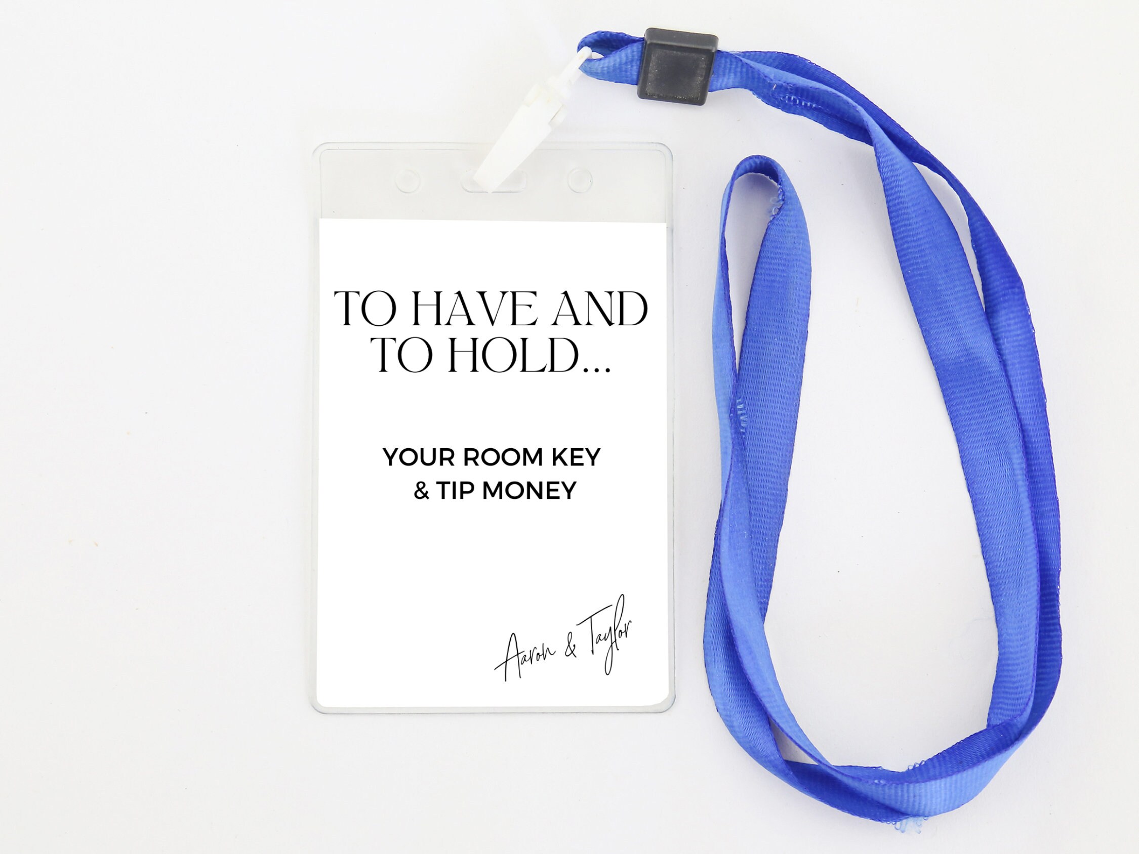 Editable Room Key Card Holder Template: Canva Design (digital Download ...