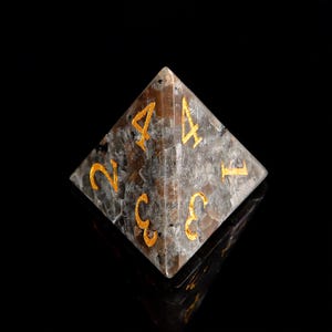 Full Set Yooperlite Gemstone Dice| Stone Dice Set |engraved Gemstone ...