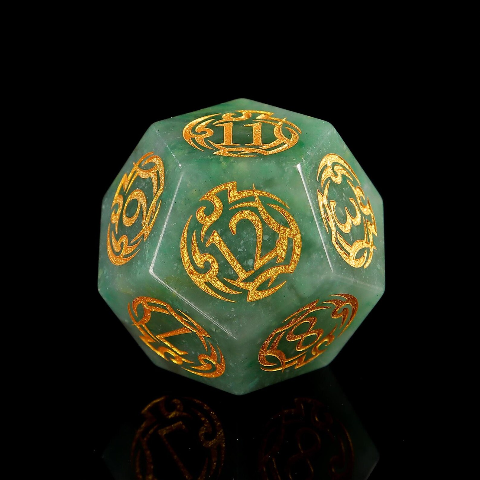 Natural African Jade Dnd Dice Set| Gemstone Dnd Dice Set | Dungeons and ...