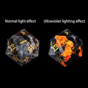 Full Set Yooperlite Gemstone Dice Stone Dice Set engraved Gemstone ...