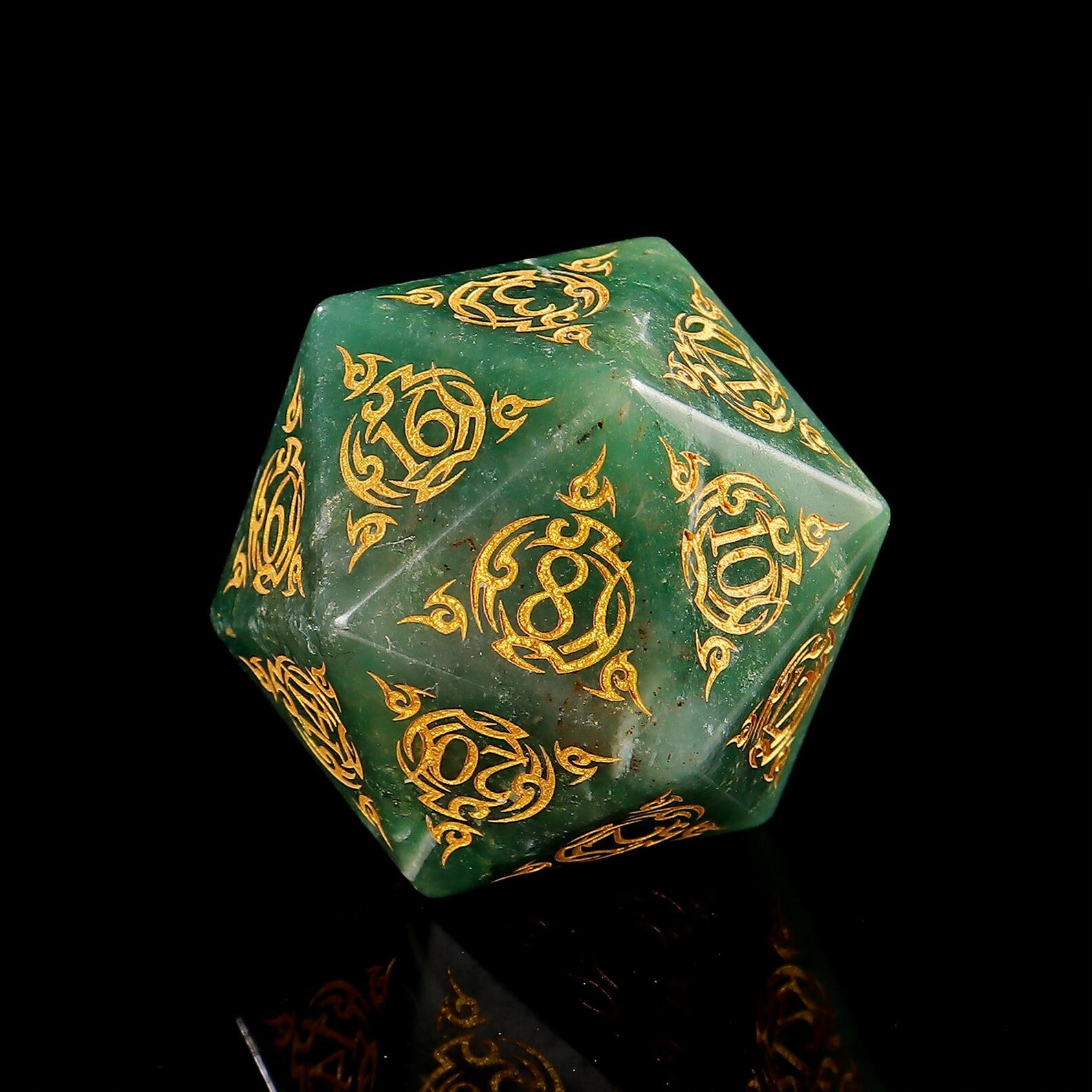 Natural African Jade Dnd Dice Set| Gemstone Dnd Dice Set | Dungeons and ...