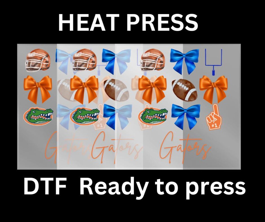 Gators UF DTF Transfer | DTF Transfer Sheet - Etsy