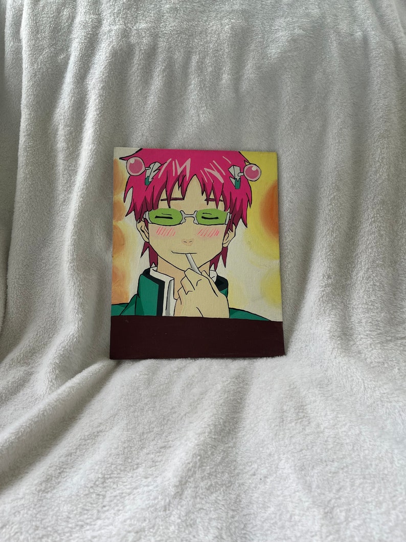 Painting of Saiki K. From the Disastrous Life of Saiki K - Etsy