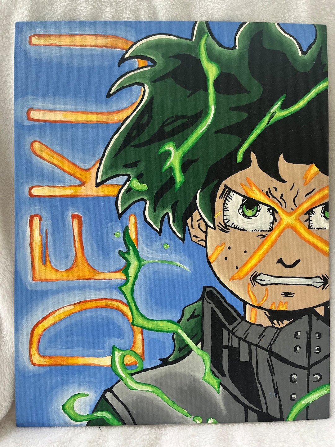Painting of Izumi Midoriya From MHA - Etsy