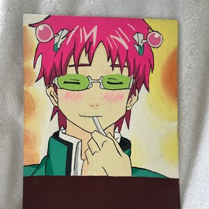 Painting of Saiki K. From the Disastrous Life of Saiki K - Etsy