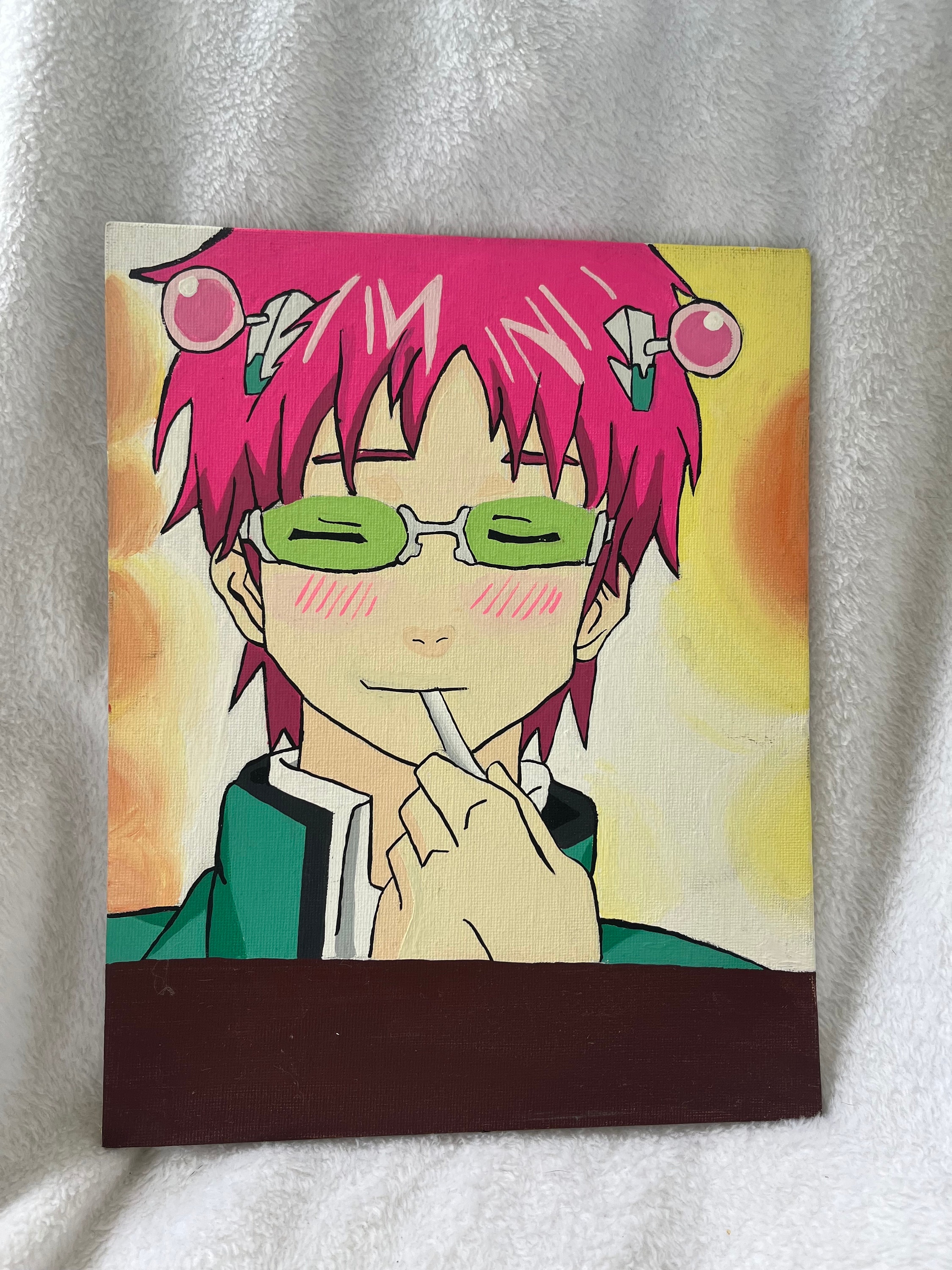 Painting of Saiki K. From the Disastrous Life of Saiki K - Etsy