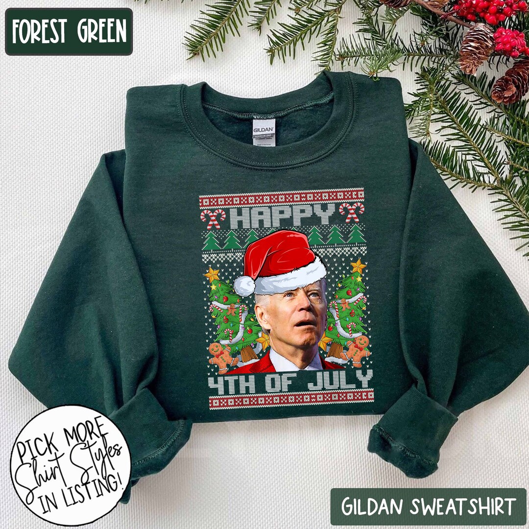 Santa Joe Biden Merry Easter Ugly Christmas Sweater Santa - Etsy