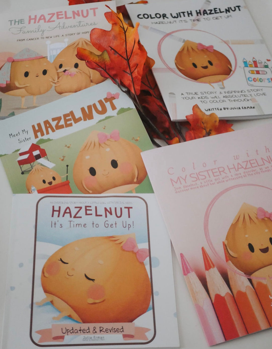 5 Book Bundle Hazelnut Series hazelnut It's Time to Get Up, Meet My ...