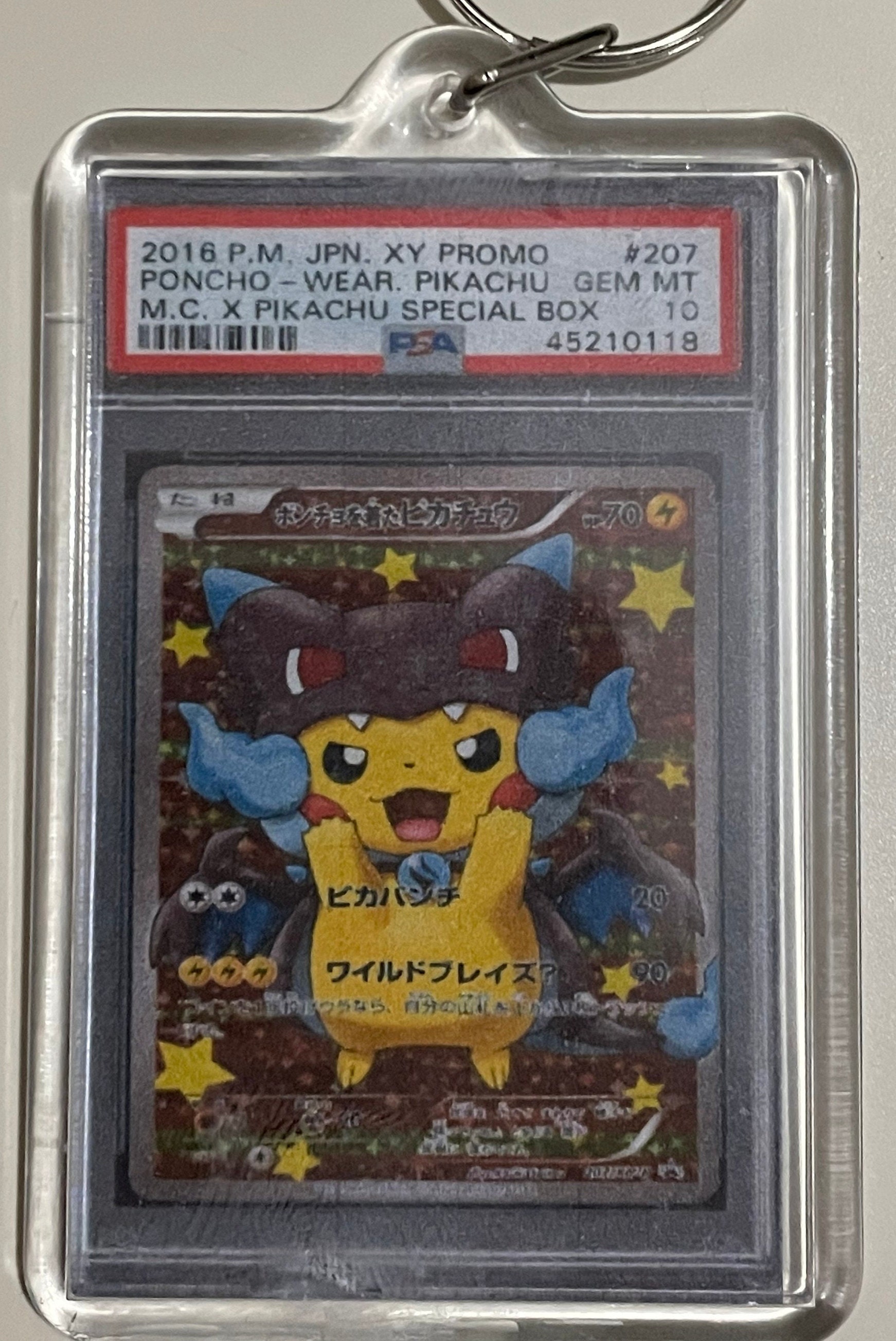 Various Custom Pokémon Keychain Novelty PSA Homage 1st Ed 2x3 - Etsy