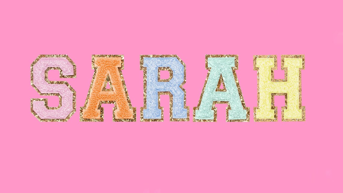 Preppy Name MacBook Pro Wallpaper - Etsy