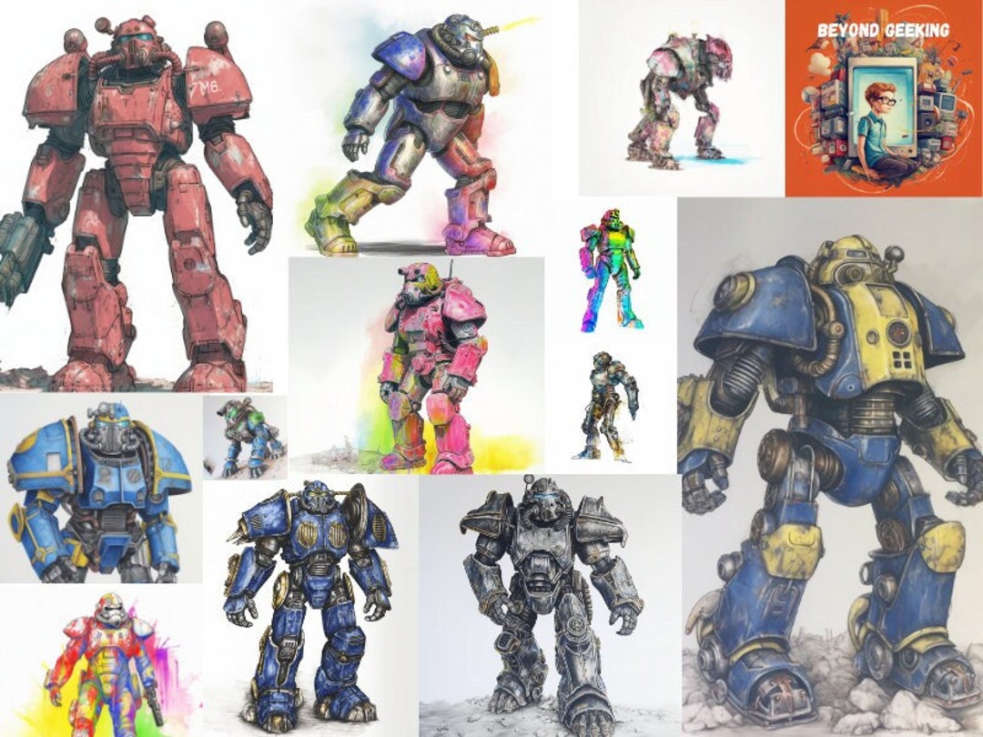 Fallout Power Armour Instant Download Art Posters Wall Art - Etsy