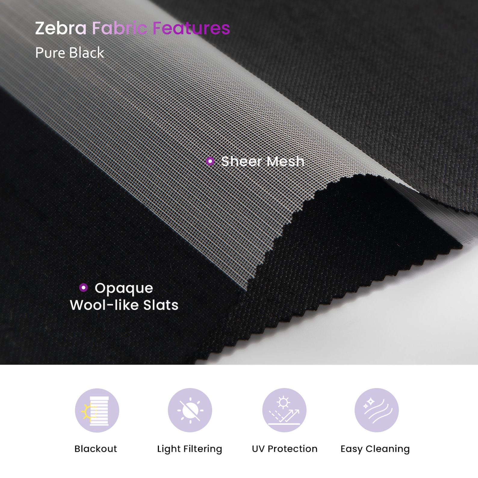 Astomi Motorized Zebra Blinds for Window, Smart Blinds, Remote Control ...