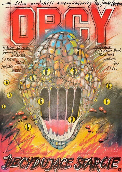 Aliens - Original Vintage 1987 Polish Poster by ANDRZEJ PĄGOWSKI ...