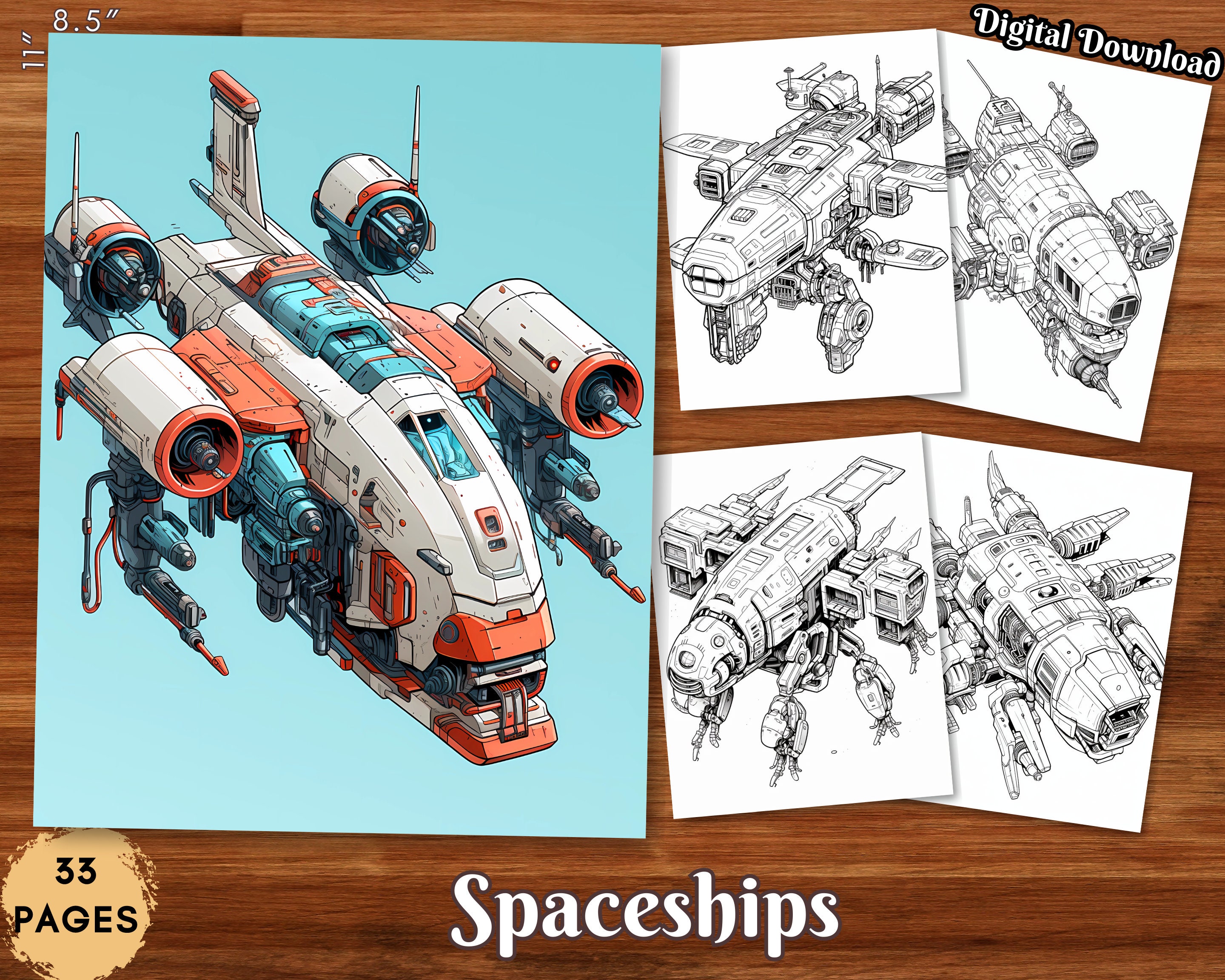 Science Fiction Coloring Pages To Download