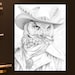 Wild West Pets Adult Coloring Pages, Cowboy Animals Grayscale Coloring ...