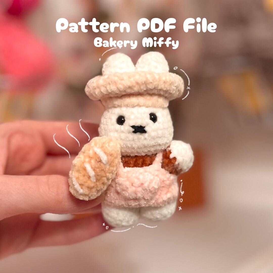 Bakery Miffy Crochet Pattern | Bakery Bunny Crochet Pattern | PDF File ...
