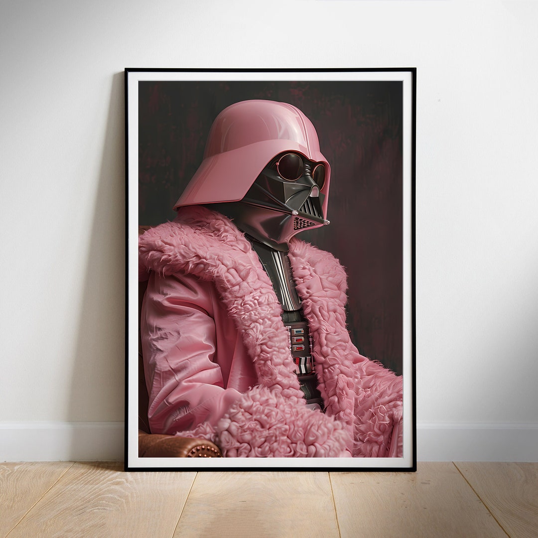 Pink Darth Vader Art Print: Star Wars Fan Art (digital Download) - Etsy