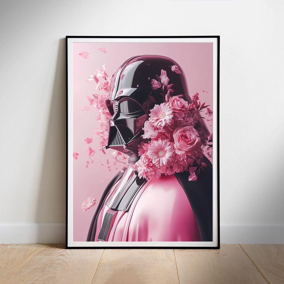 Pink Darth Vader Star Wars Poster: Fan Art Movie Print (digital ...