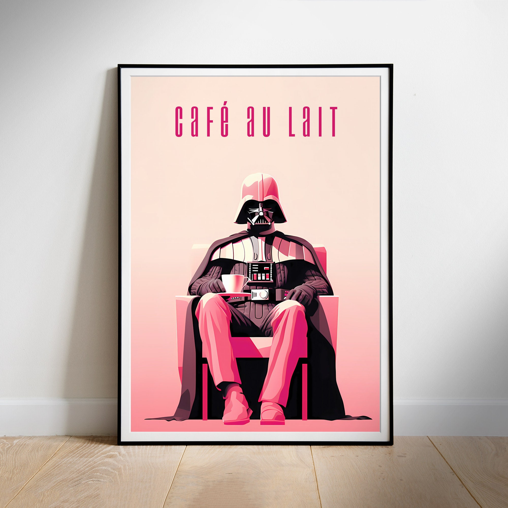 Star Wars Poster, Darth Vader Coffee Print Digital Download Printable ...