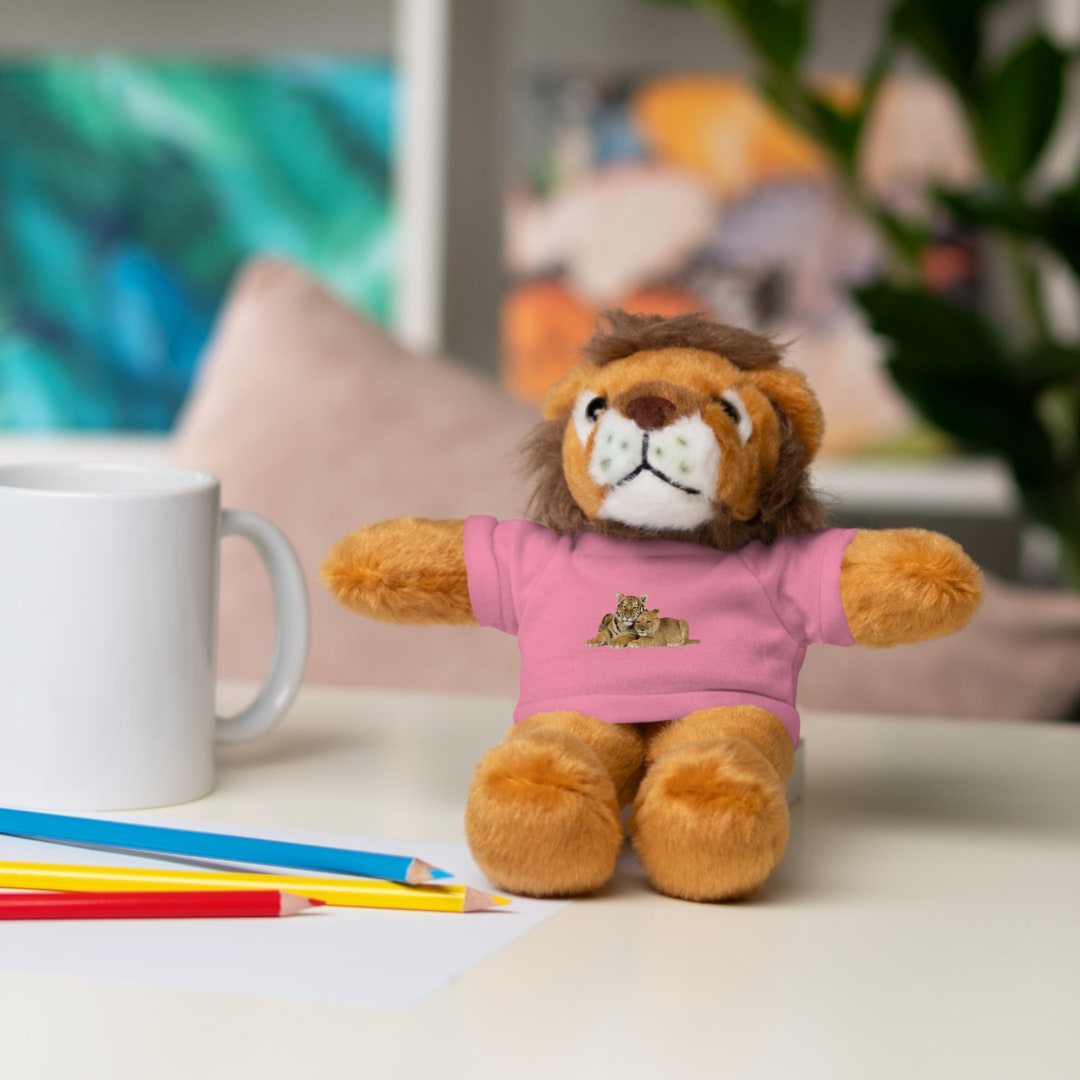 Lion Cubs Toy Soft Lion King Cat Stuffed Animals With Tee Kids Gift Toy ...