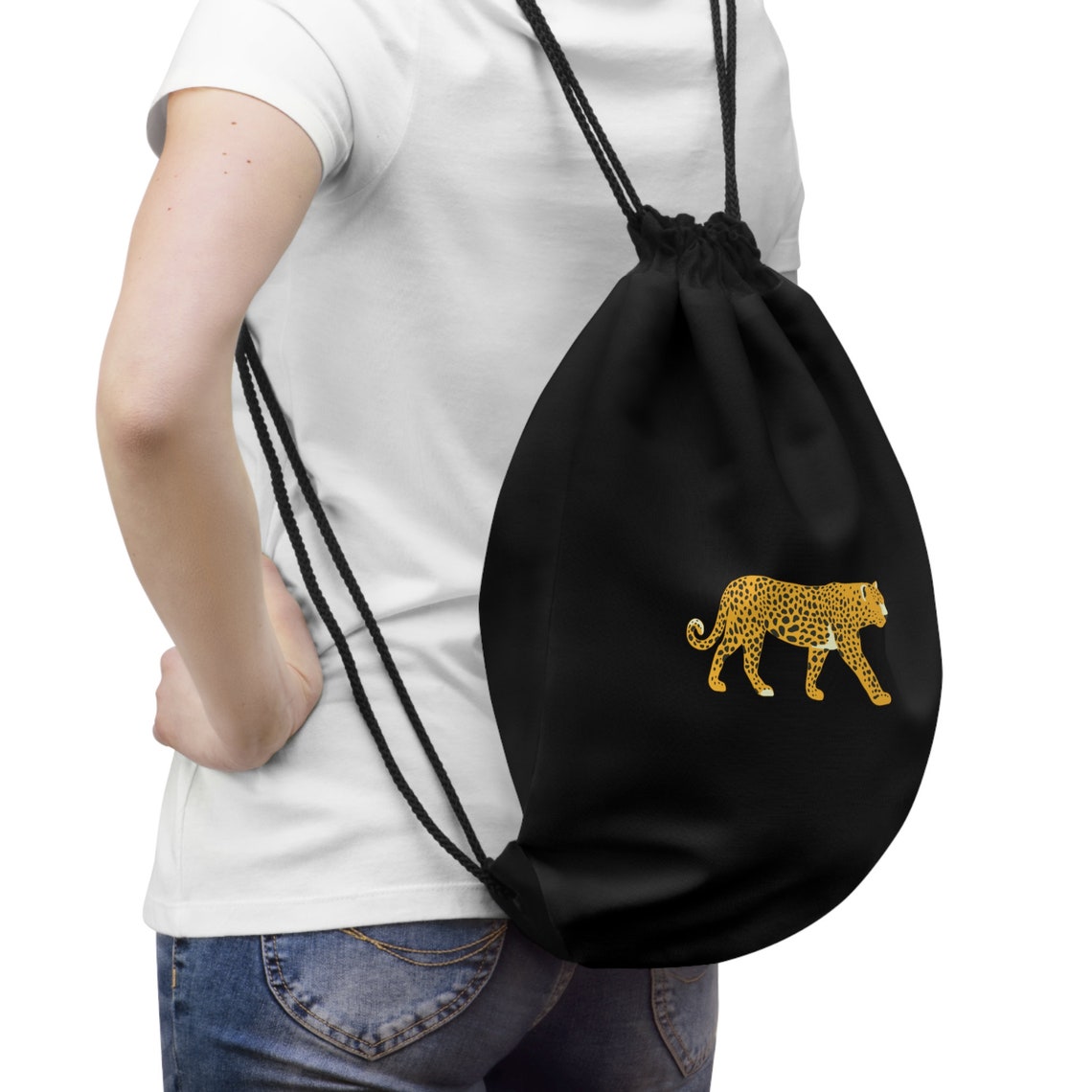 Jaguar Big Cat Drawstring Bag Backpack Adults Bag Kids Bag Travel Bag ...
