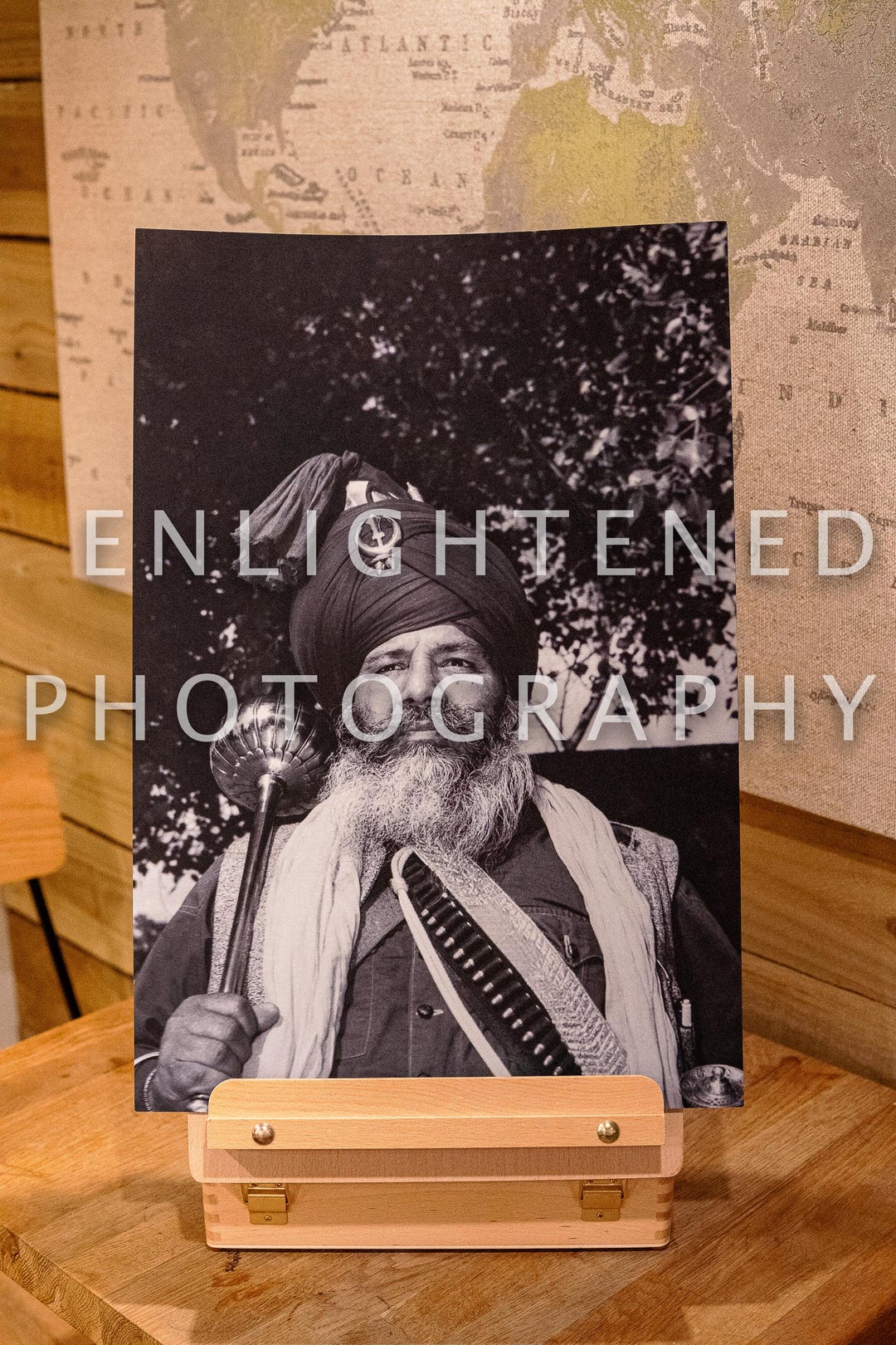 Jathedar 96K Baba Santa Singh Portrait - Sikh Artwork Rare Fine Art ...